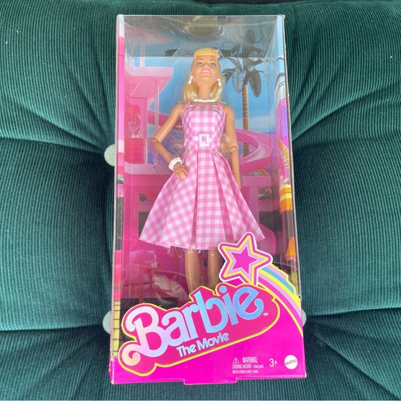 Barbie | Toys | Mattel Barbie The Movie Doll Pink Gingham Dress | Poshmark